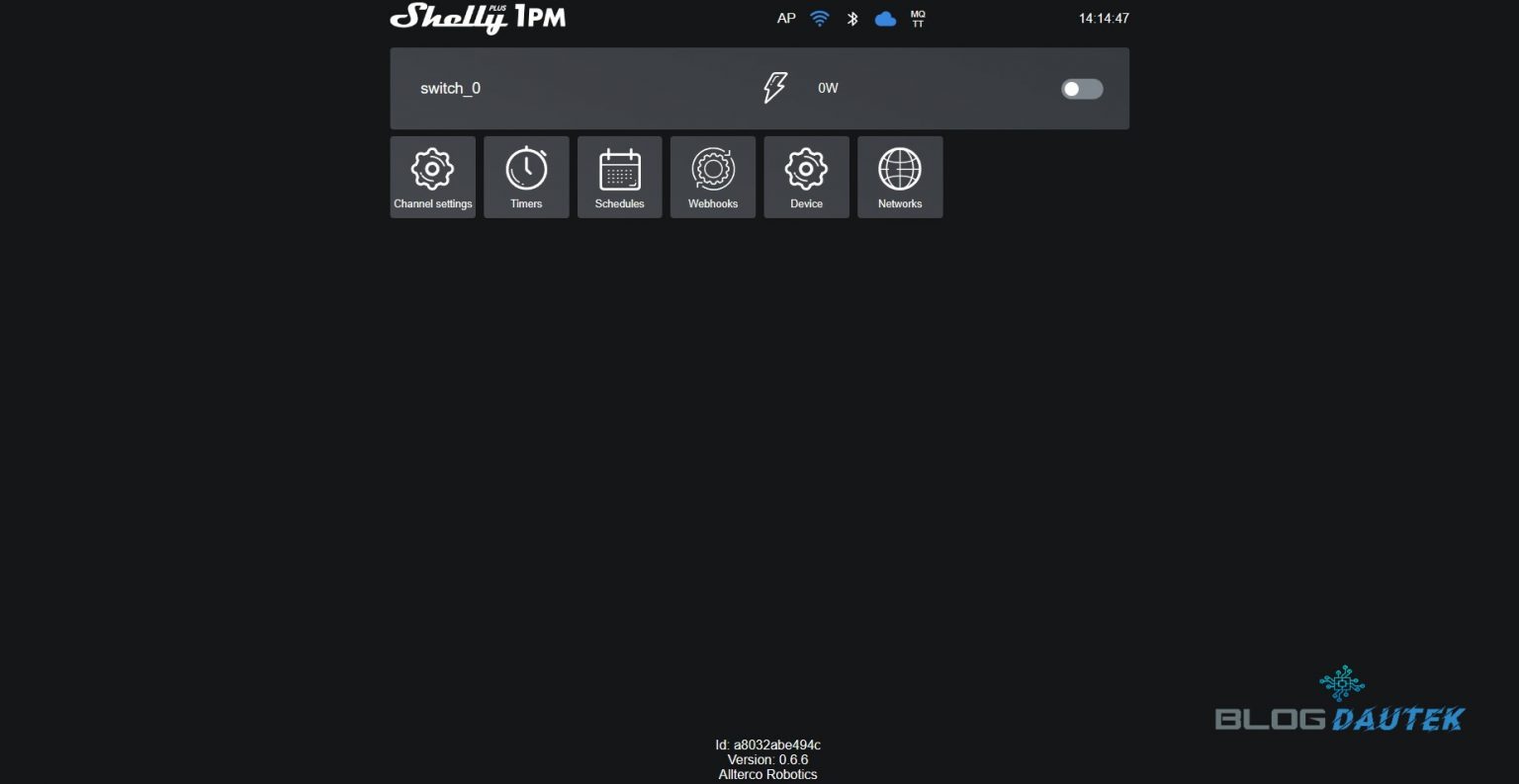 Test du module Shelly 1PM - Blog Dautek