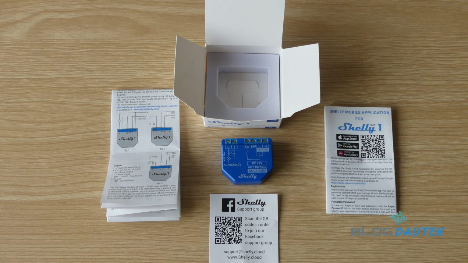 Test du module Shelly Plus 1