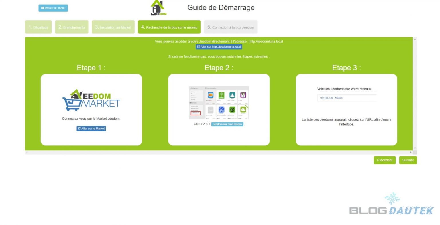 Test de la box Jeedom Luna