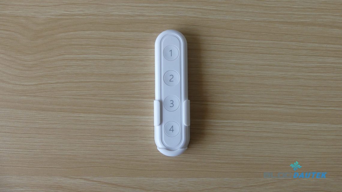 Test de la télécommande 4 boutons Loratap